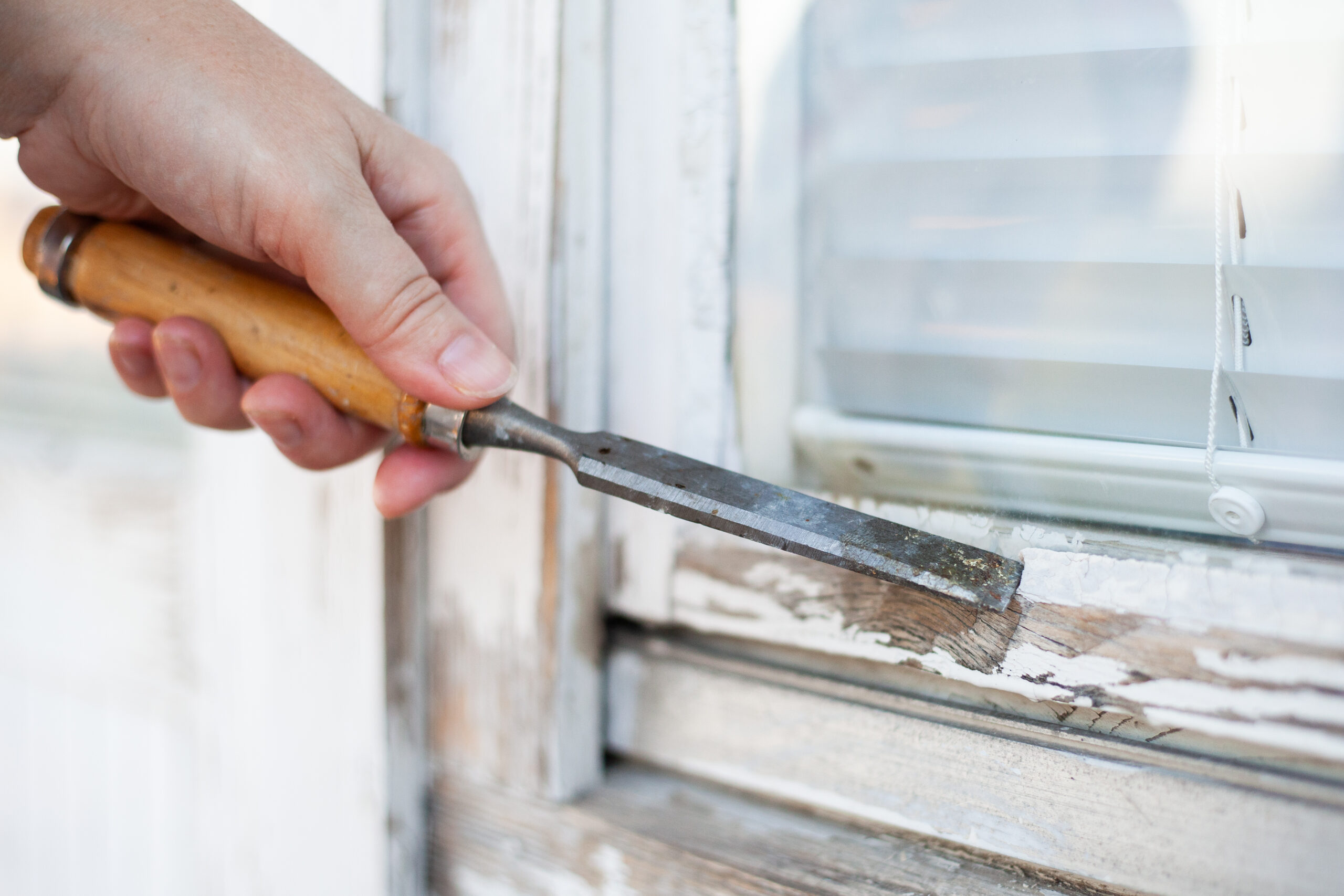 Scraping Paint Off Windows The Right Way | OnDemand Painters